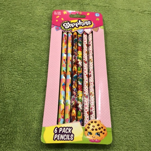 Shopkins | Office | Shopkins Spiral Notebook Pencils Sharpener School ...